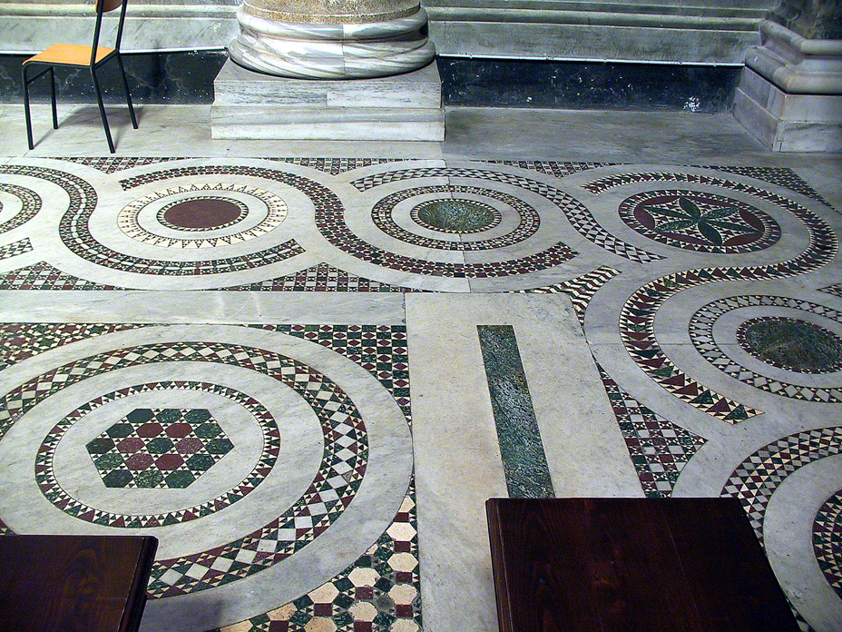 905-1863 - Roma - S. Maria in Trastevere - Cosmatesque Floor Mosaics